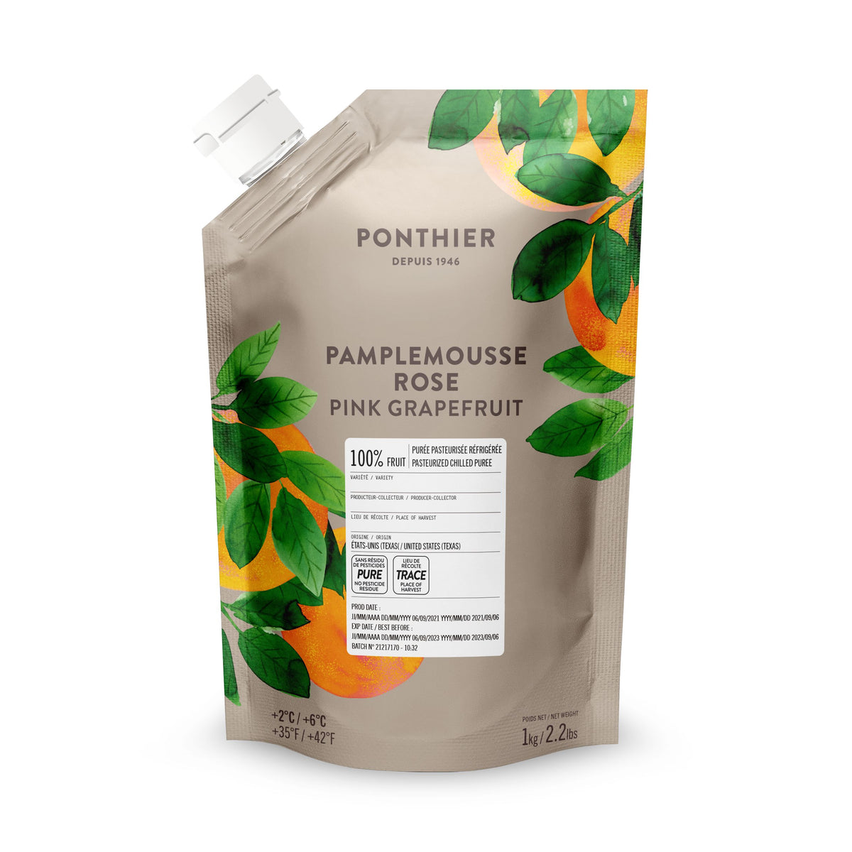 Buy pink grapefruit puree – fruity & delicious | Obstwelt